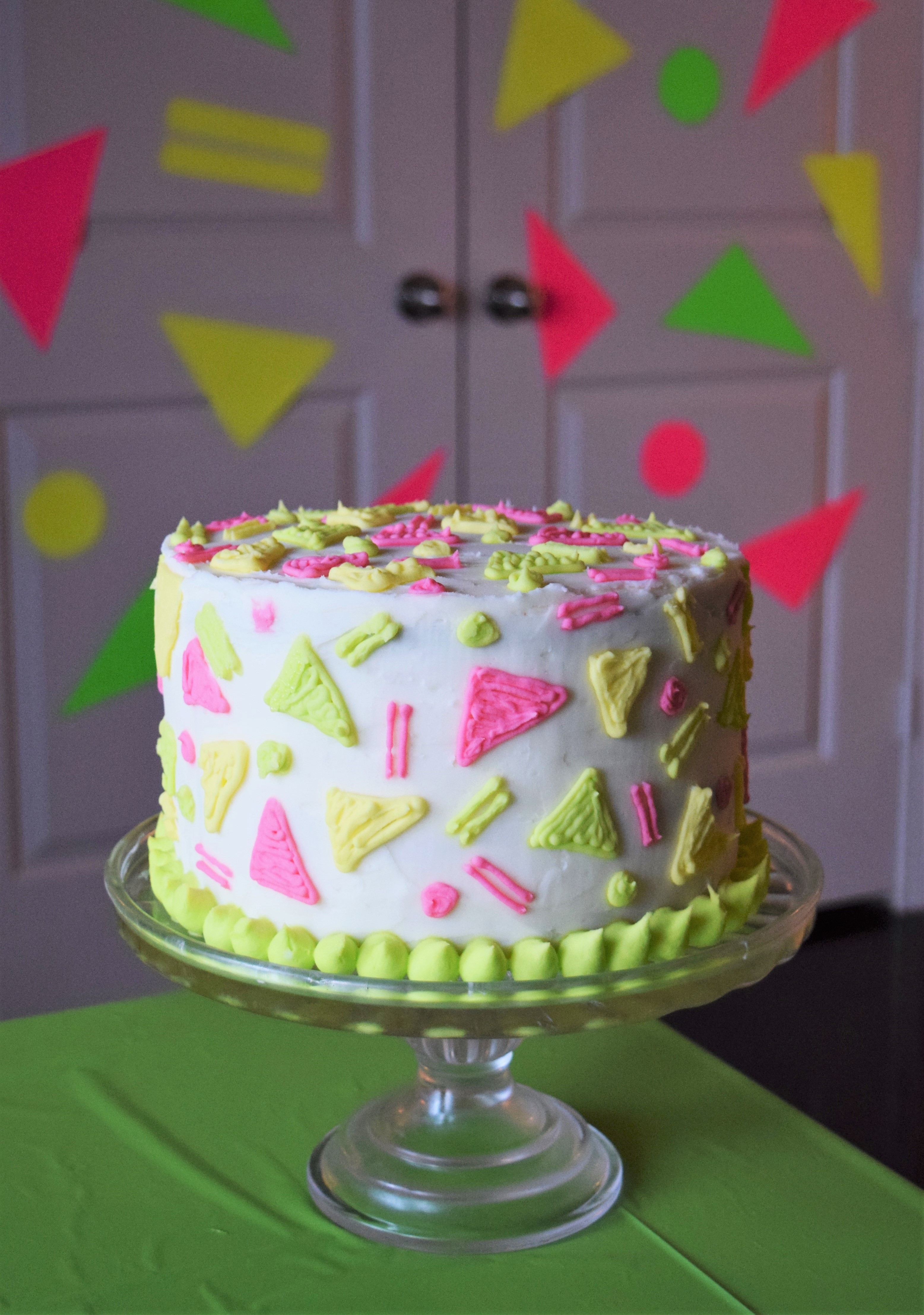 80s Theme Birthday Cake I LOVE 80's Cake 3