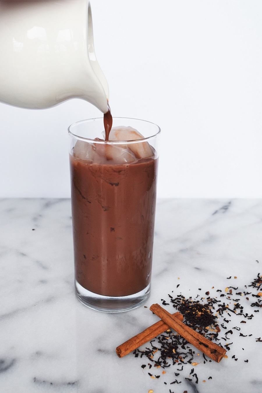 Iced Chocolate Chai Tea Almond Milk Latte – Sew Bake Decorate